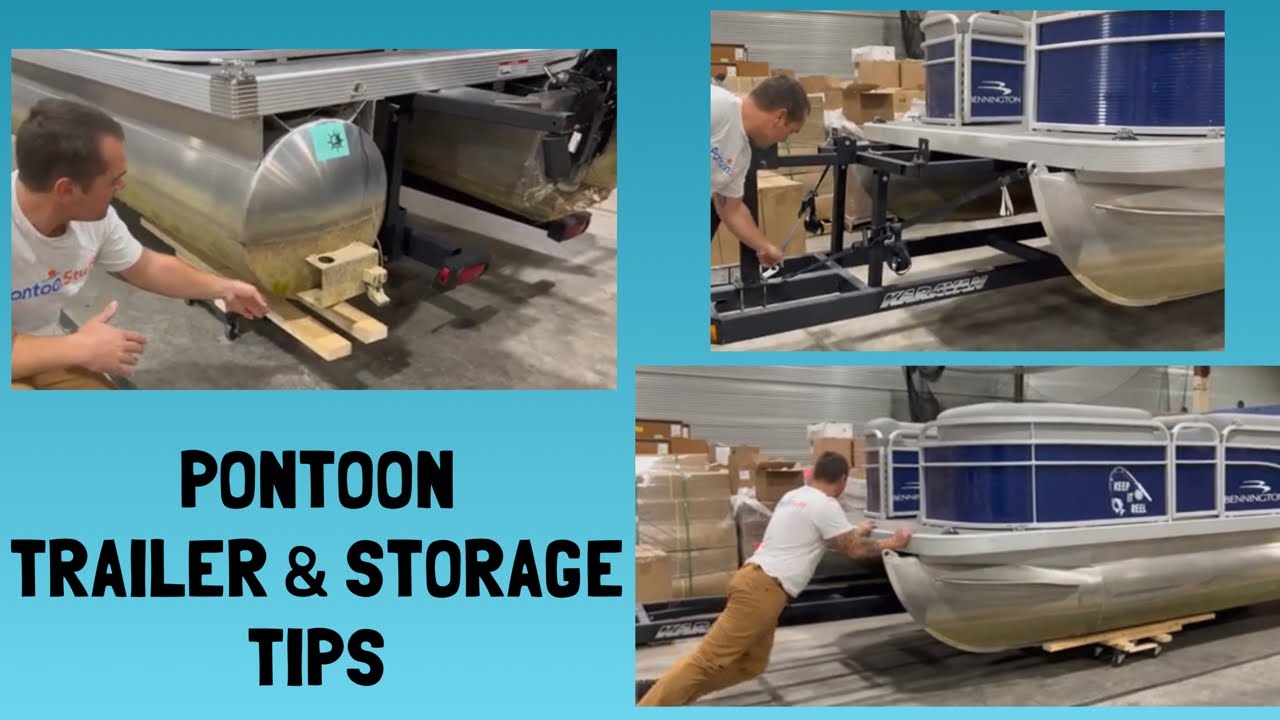Pontoon Trailer Storage Tips Youtube