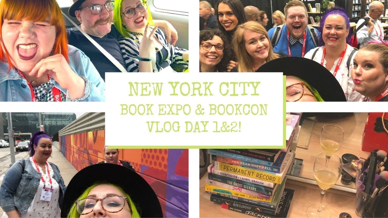 New York City Book Expo Bookcon Vlog Day 1 2 Youtube