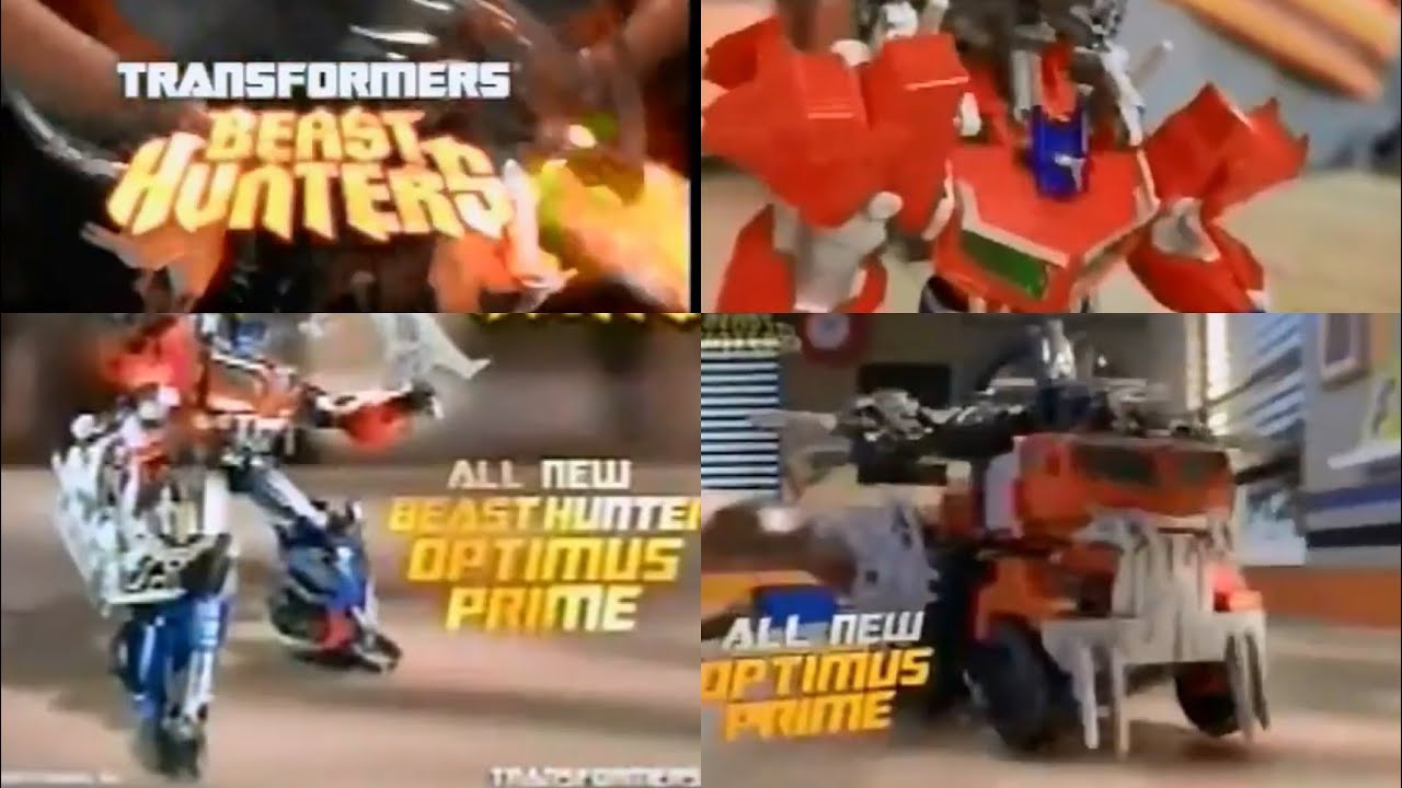 Transformers Beast Hunters Optimus Prime Commercial Huge Prime Cartoon
