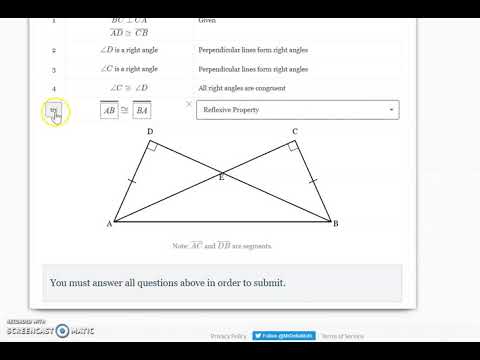 More Triangle Proofs With Deltamath Youtube