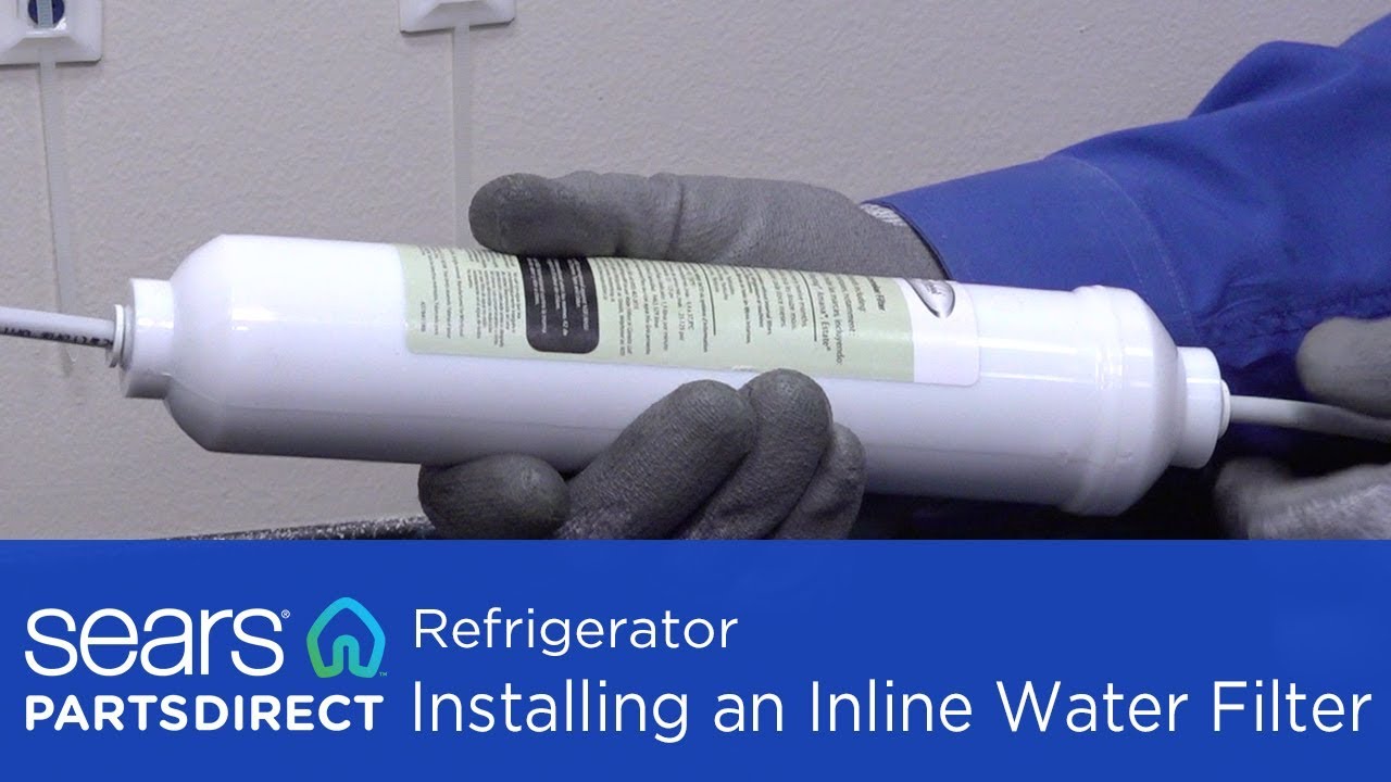 Installing An Inline Refrigerator Water Filter Youtube