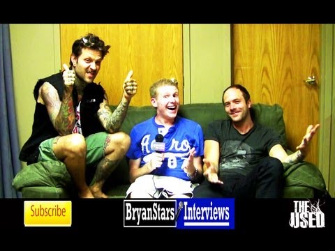 The Used Interview 2 Quinn Allman Jeph Howard Warped Tour 2012 Youtube