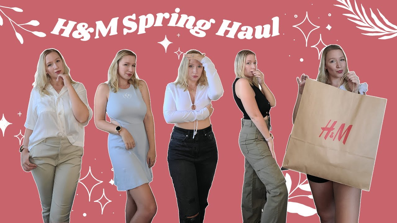 H M Spring Try On Haul Youtube