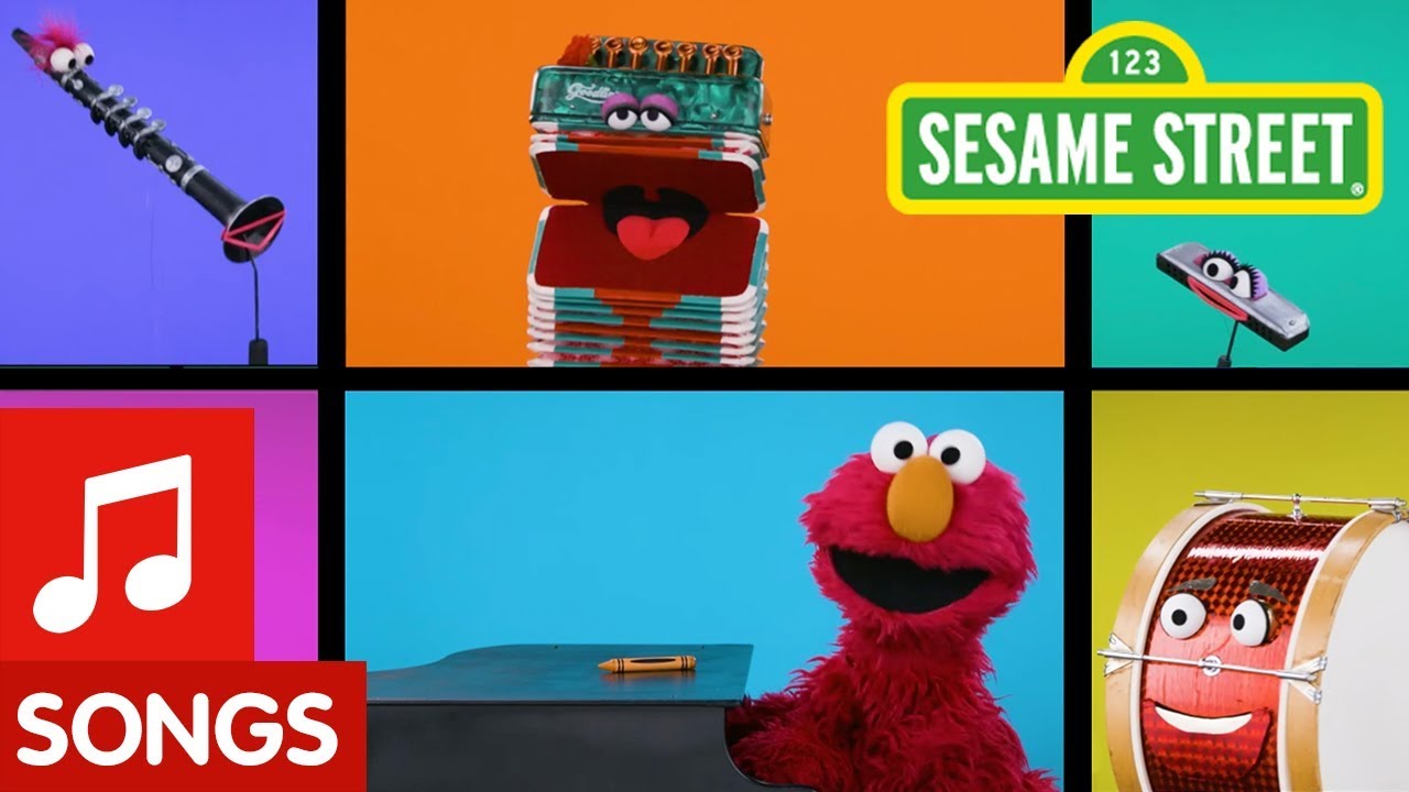 Sesame Street Elmo S World Song With Instruments Youtube