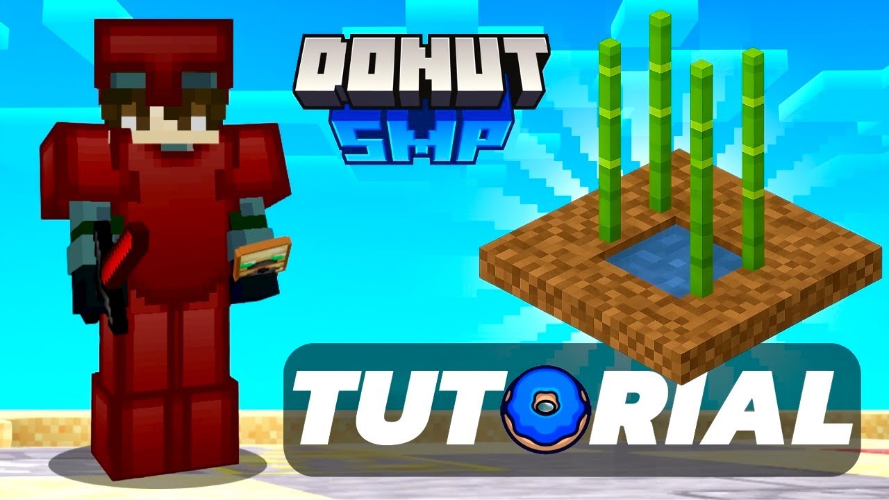 How To Build A Bamboo Farm In The Donut Smp Youtube