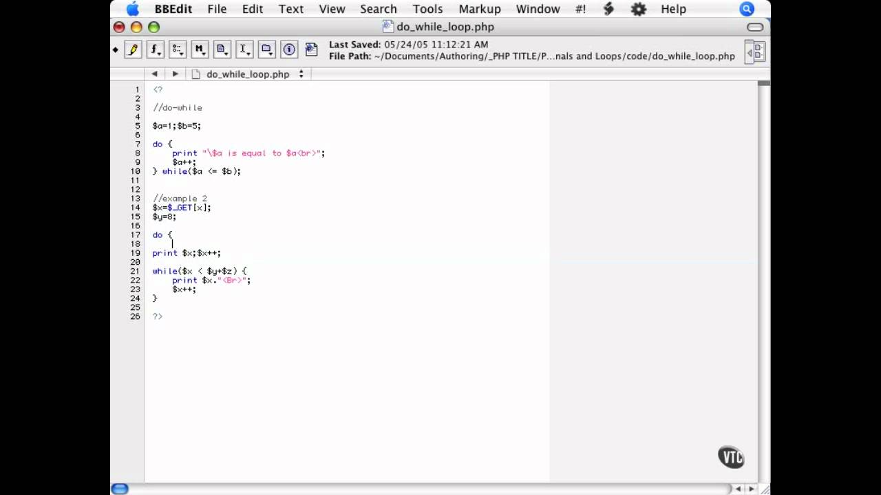 The Do While Structure Youtube