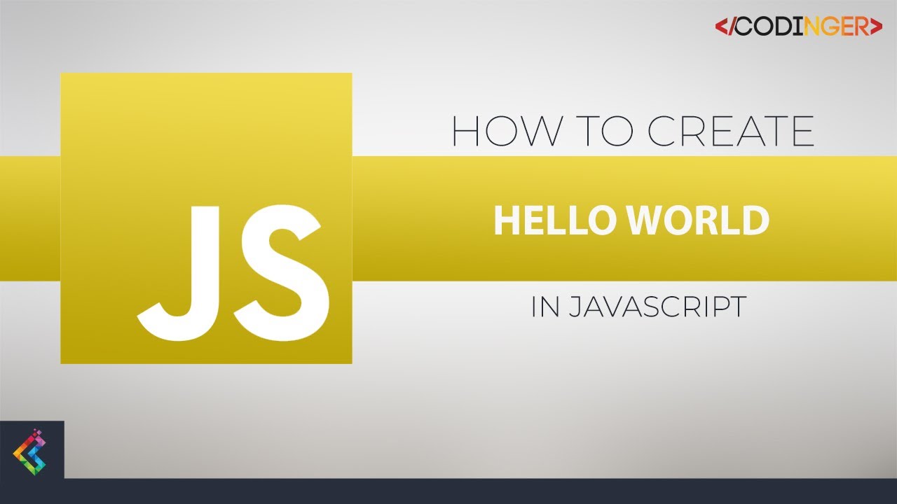Javascript Hello World Youtube
