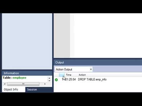 Sql Tutorial 11 Removing Tables From Database Youtube
