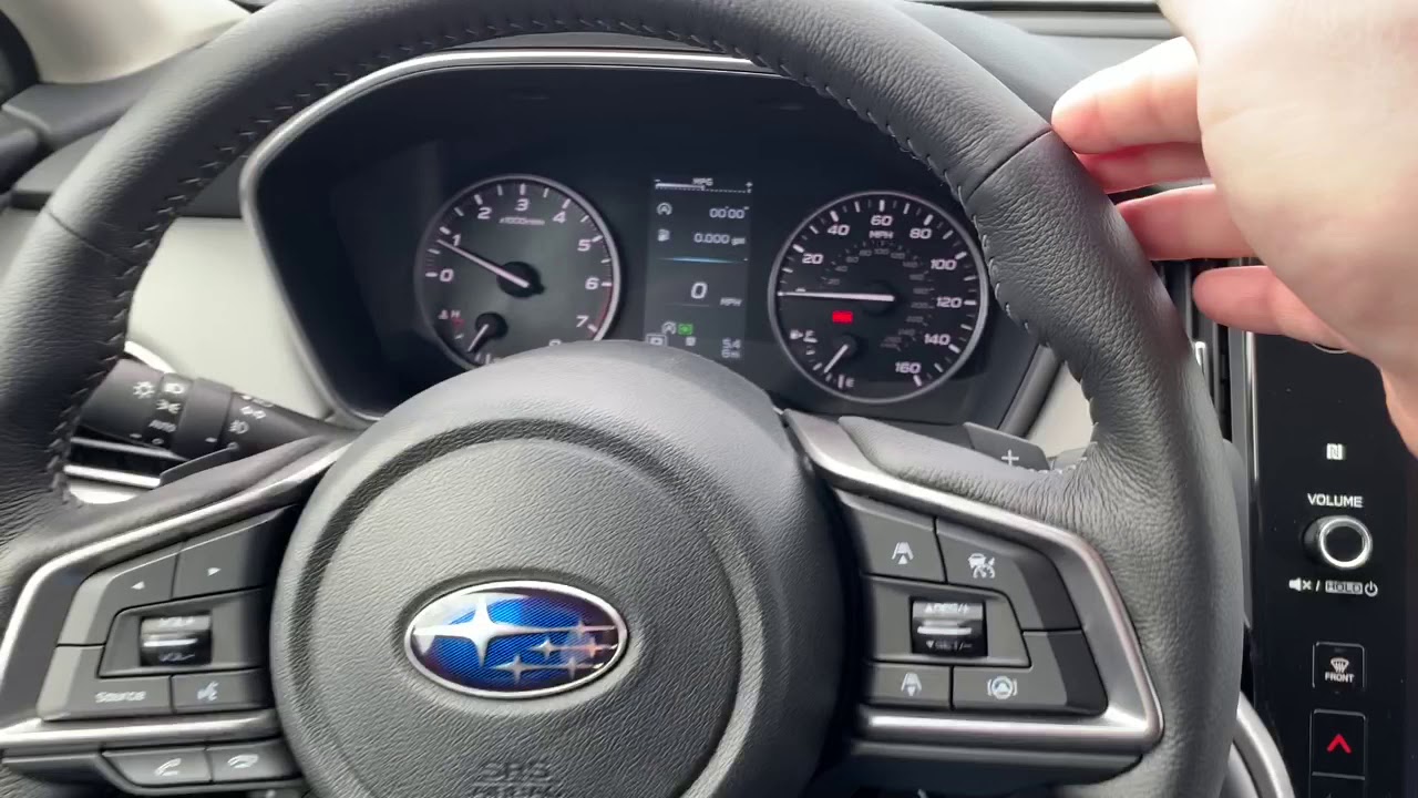 2020 Subaru Outback Steering Wheel Controls Youtube