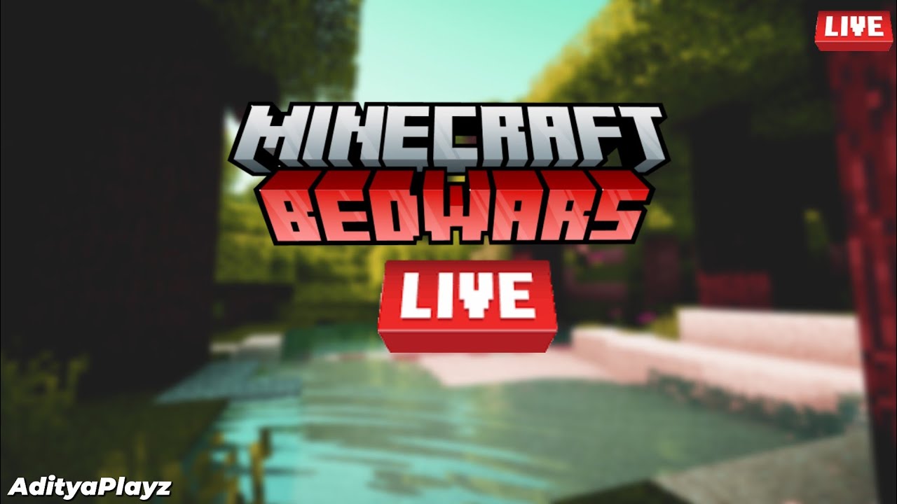 Minecraft Bedwars Live Adityaplayz Youtube