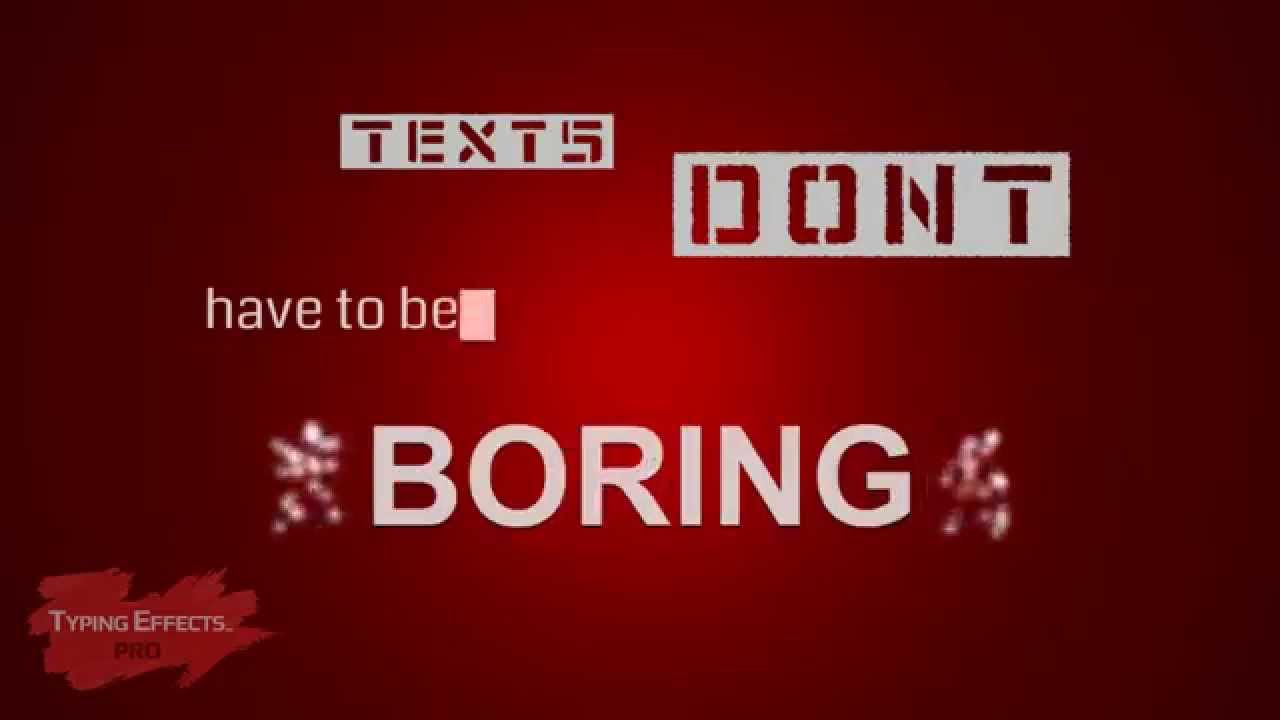 Typing Effect After Effects Compassnibht