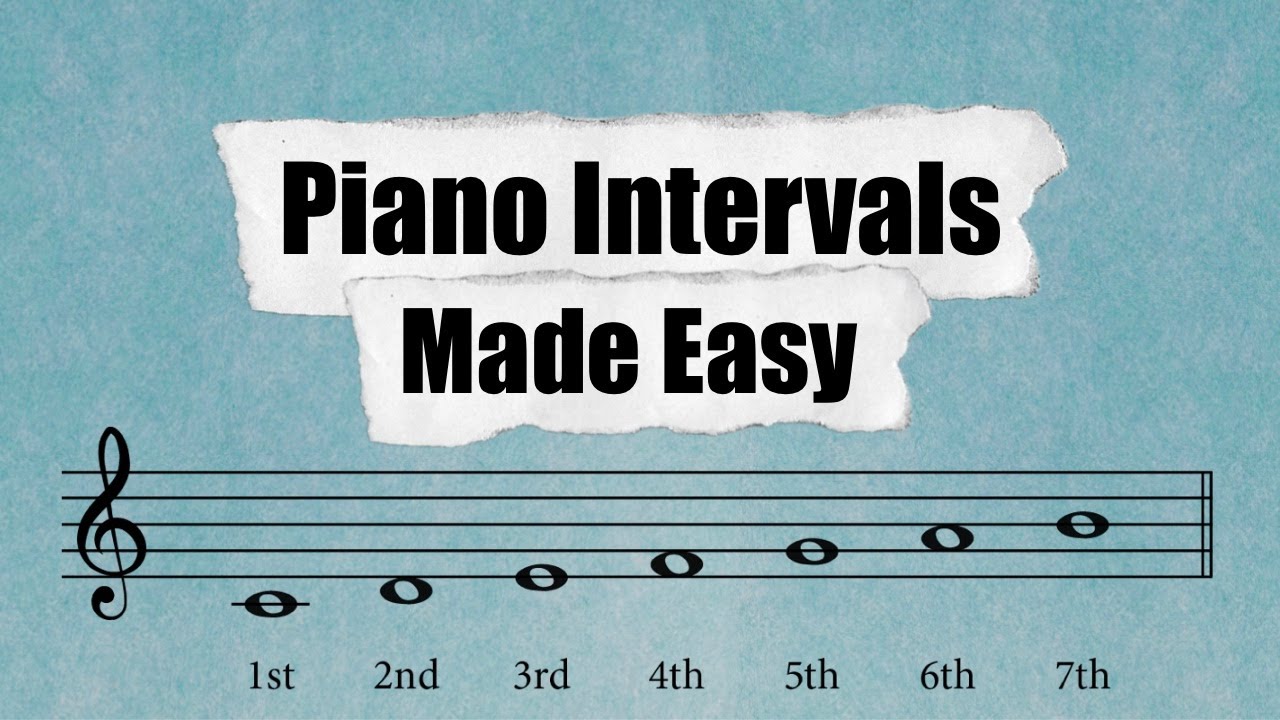 Music Intervals Explained On Piano Major Intervals Youtube