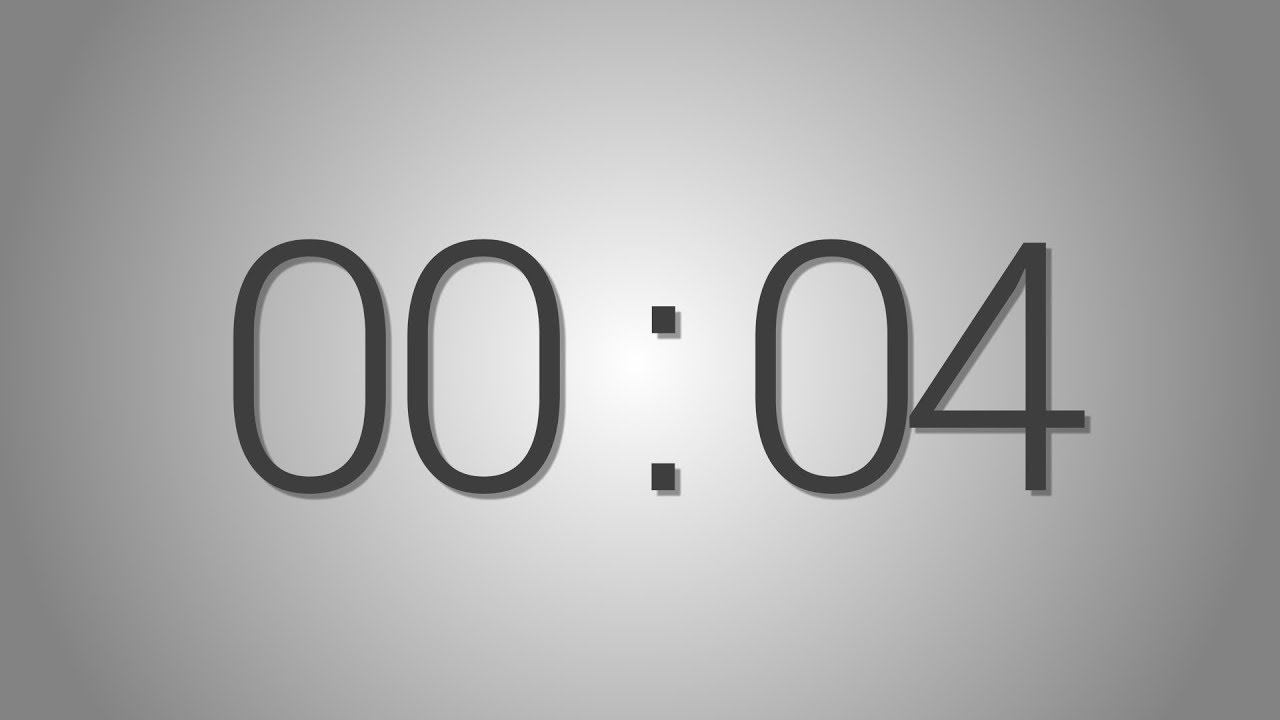 4 Seconds Countdown Timer 5 Beep At The End Simple Timer Four Sec