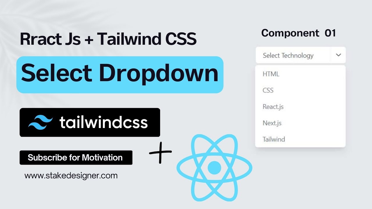 Custom Dropdown Using React Js And Tailwind Css React Custom
