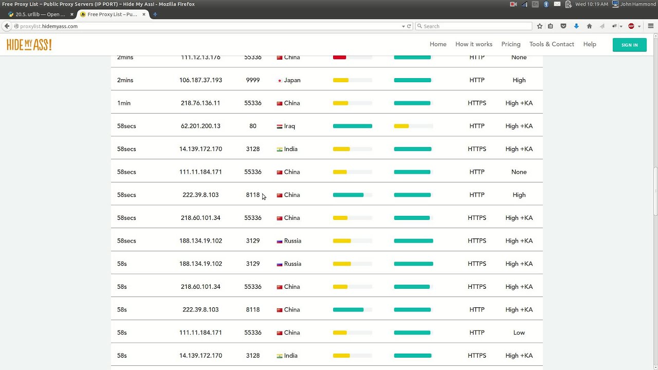 Simple Proxy In Python Urllib 04 Youtube