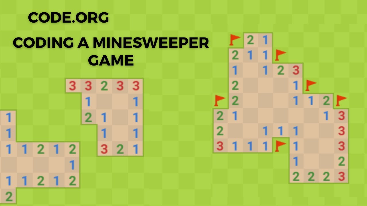 How To Code Minesweeper Game On Code Org Youtube
