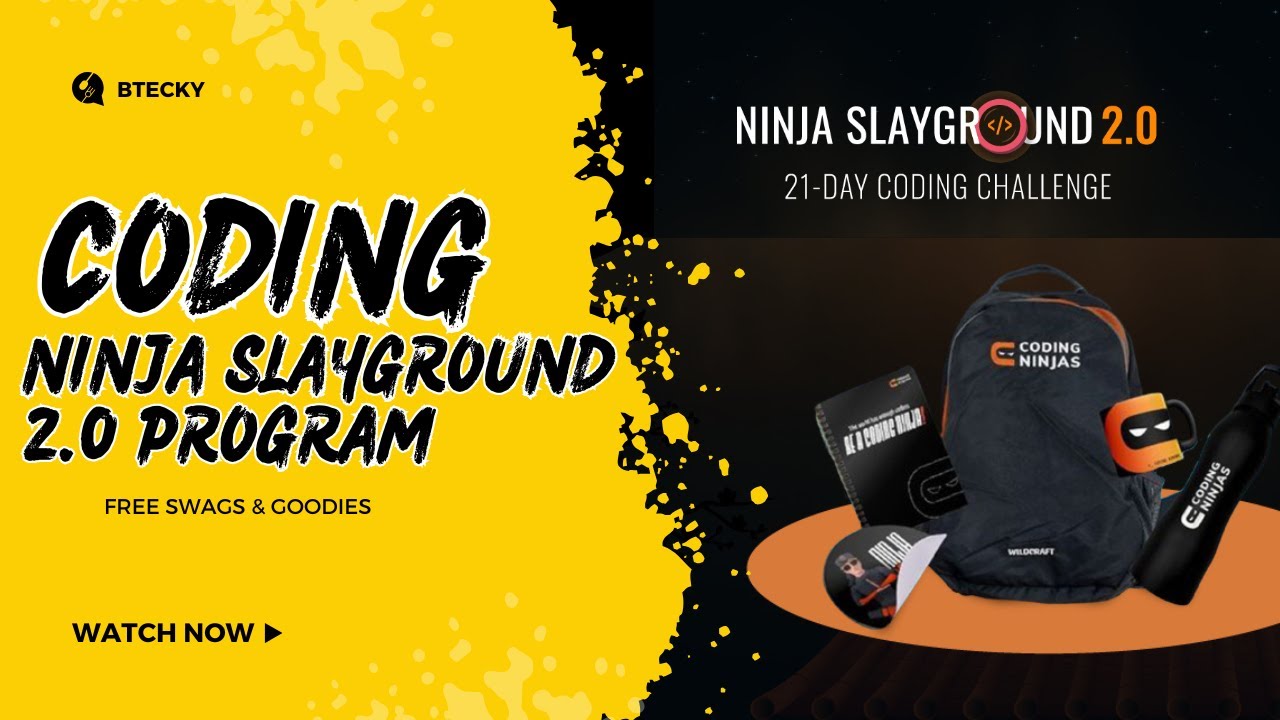 Coding Ninjas Slay Ground Program 2024 Swags Goodies Coding