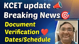 Kcet Document Verification 2024 Kcet 2024 Documents Required Kcet ...