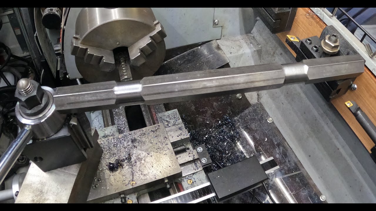 Machining Hex Bar On Small Lathe Diy Solution Youtube