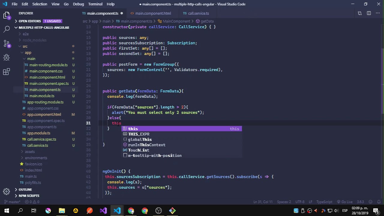 Handle Multiple Http Requests With Angular Rxjs 2 Youtube