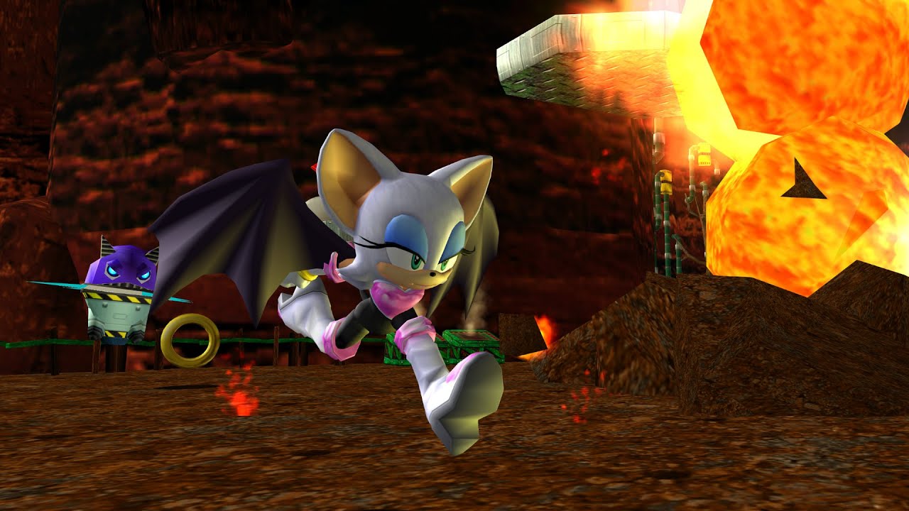 Rouge The Bat Sonic Adventure 2 Battle