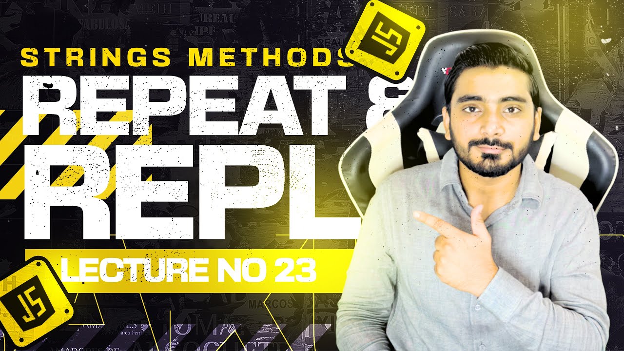 Javascript Tutorial 23 String Methods P 4 Repeat And Replace
