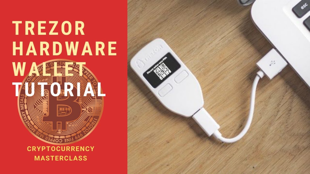 Trezor Hardware Wallet Tutorial Setup Adding Cryptocurrency Youtube