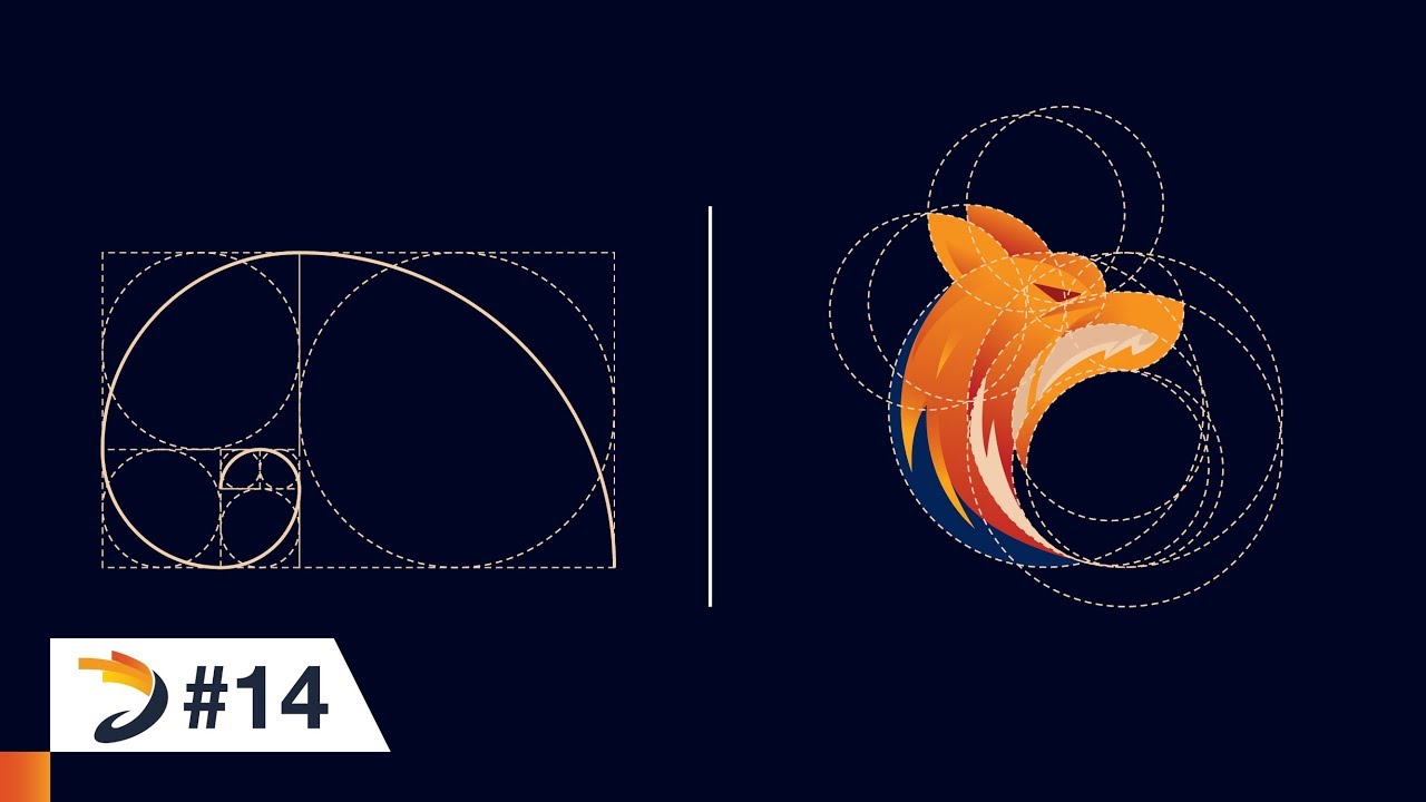Adobe Illustrator Tutorial Fox Logo Design Using Golden Ratio Youtube