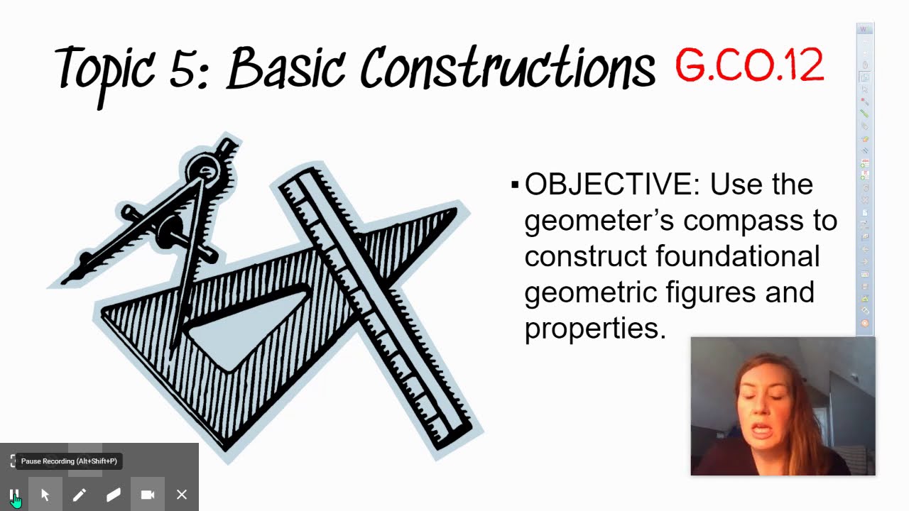 Topic 5 Basic Geometry Constructions Youtube