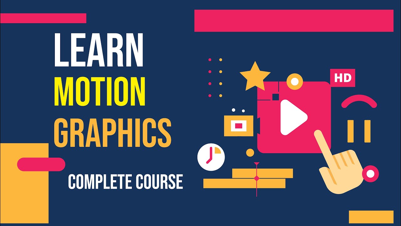 Learn Motion Graphics Adobe After Effect Complete Course With