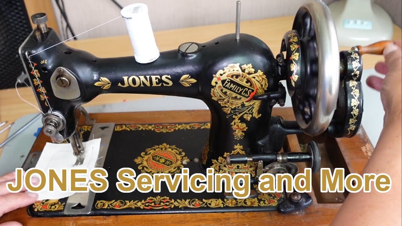 Servicing This Beautiful Classic Jones Sewing Machine Youtube