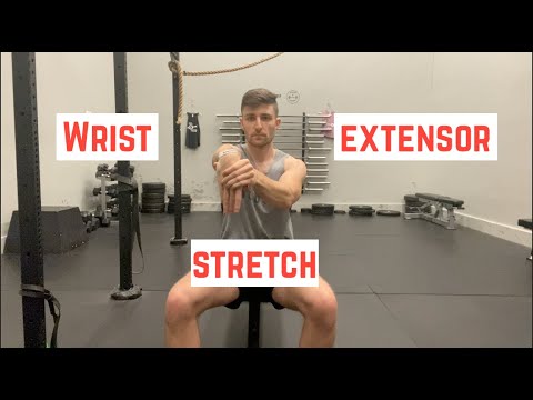 Wrist Extensor Stretch Stretch Tenniselbow Forearm Wrist Youtube
