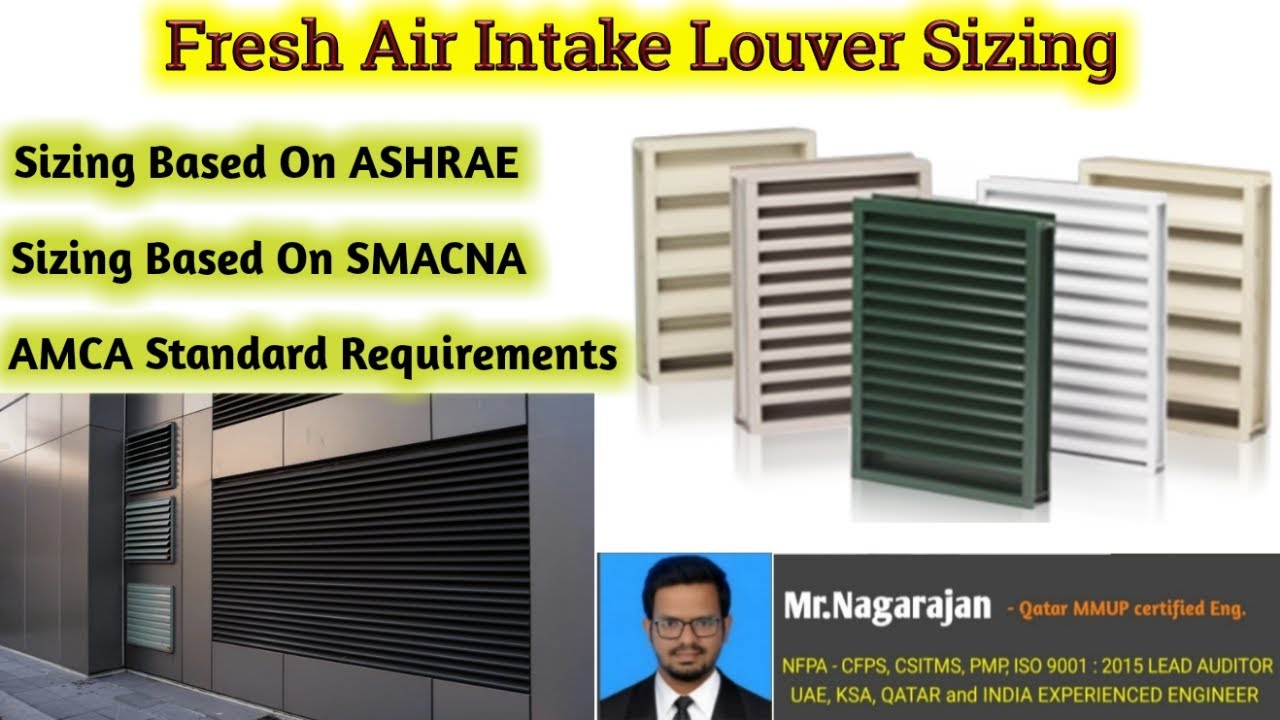 Intake Louver Sizing At Chloe Maygar Blog