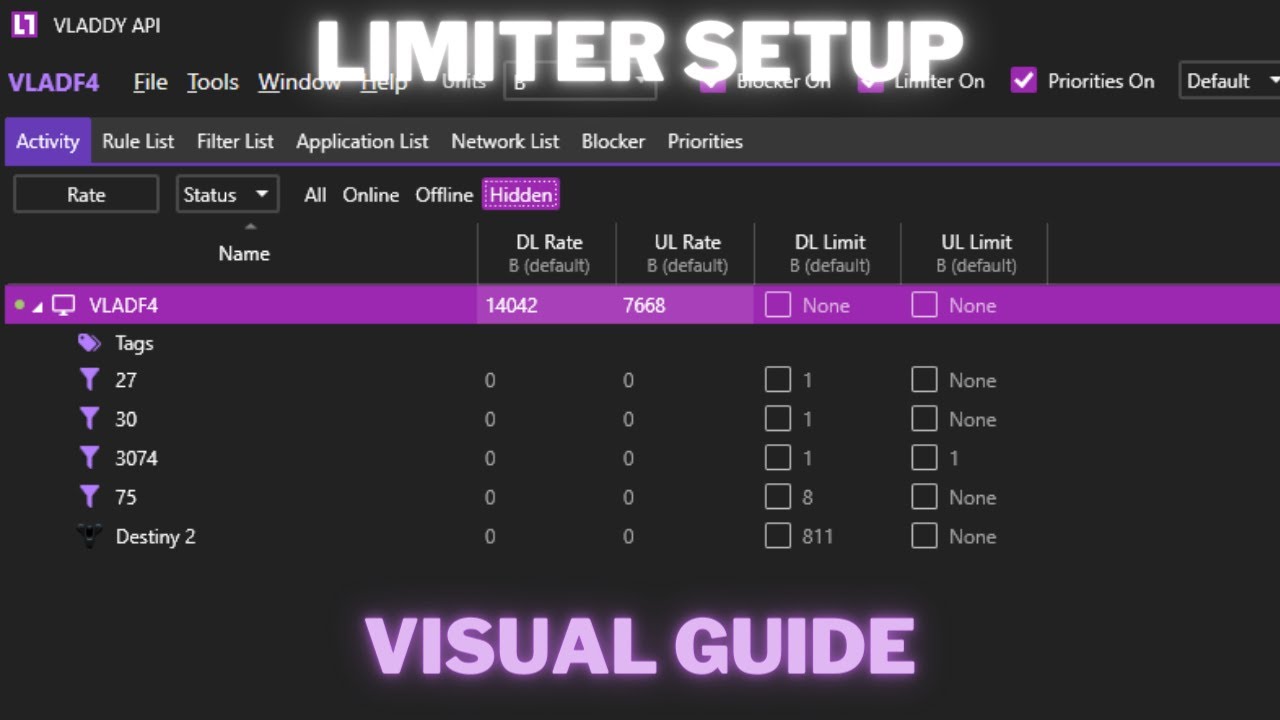 Netlimiter Filter Setup Youtube