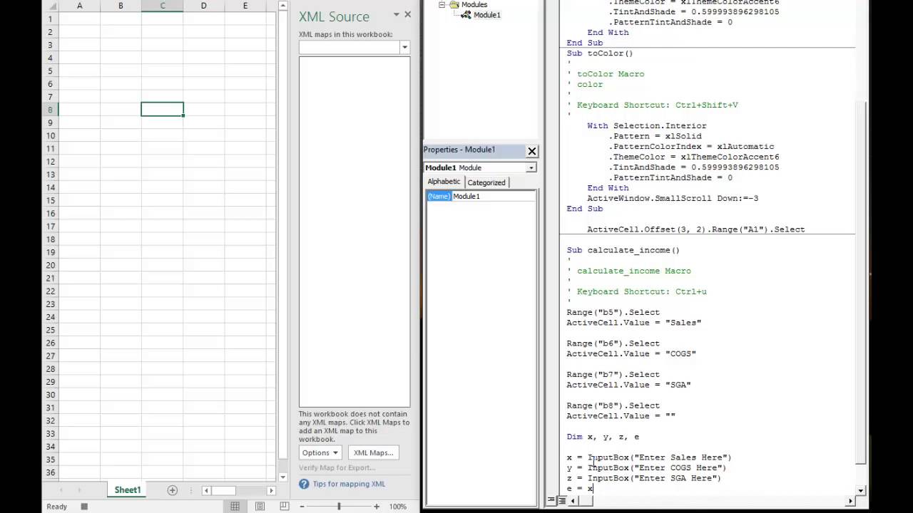 Excel Vba Inputbox Function Youtube