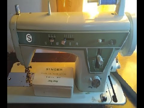 Review Maquina Singer 307 Zig Zag Youtube