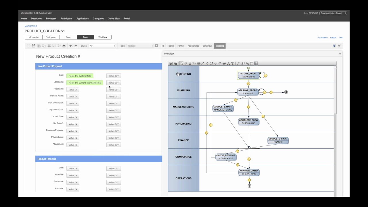 Bpm Software Workflowgen Interactive Workflow View Youtube