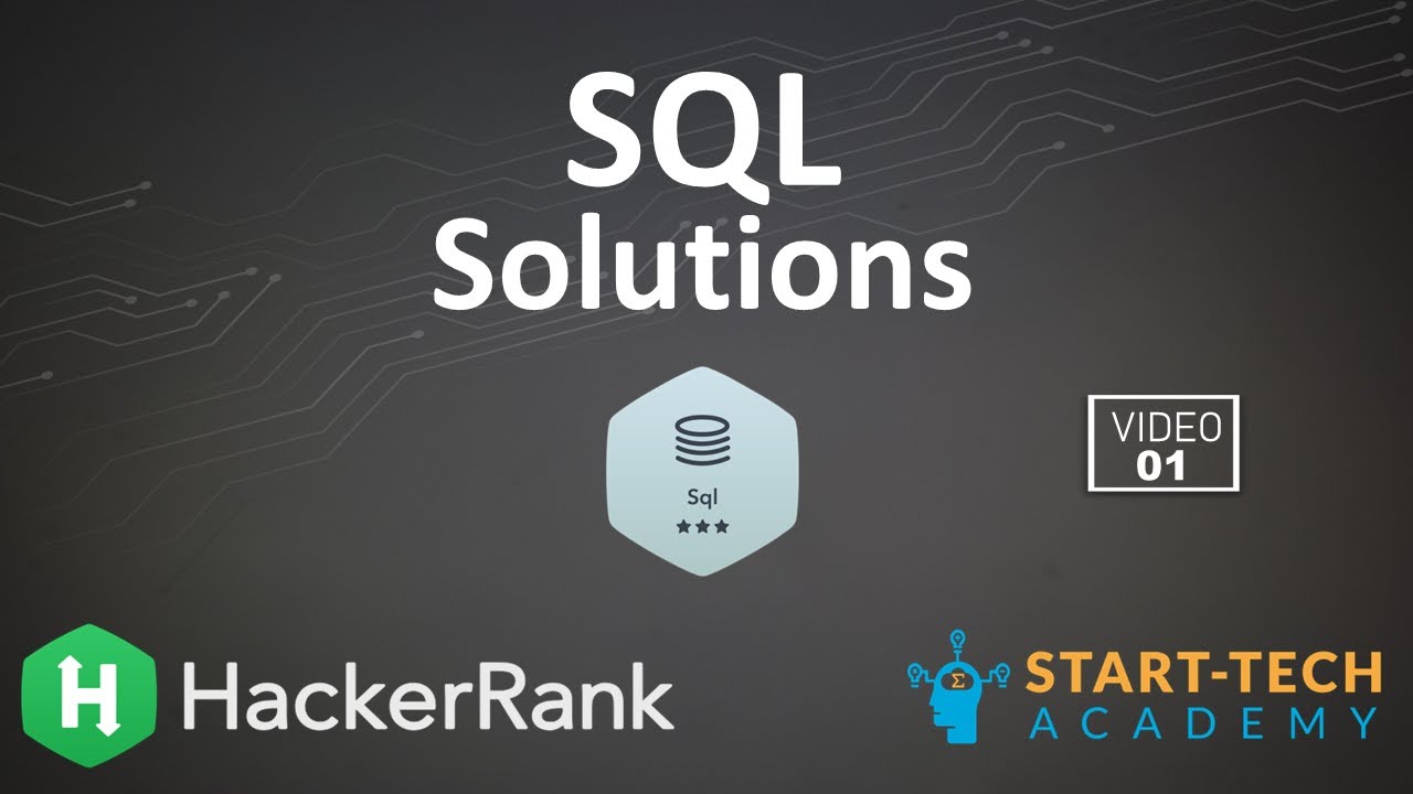 Hackerrank Sql Solutions 1 How To Use Hackerrank Start Tech