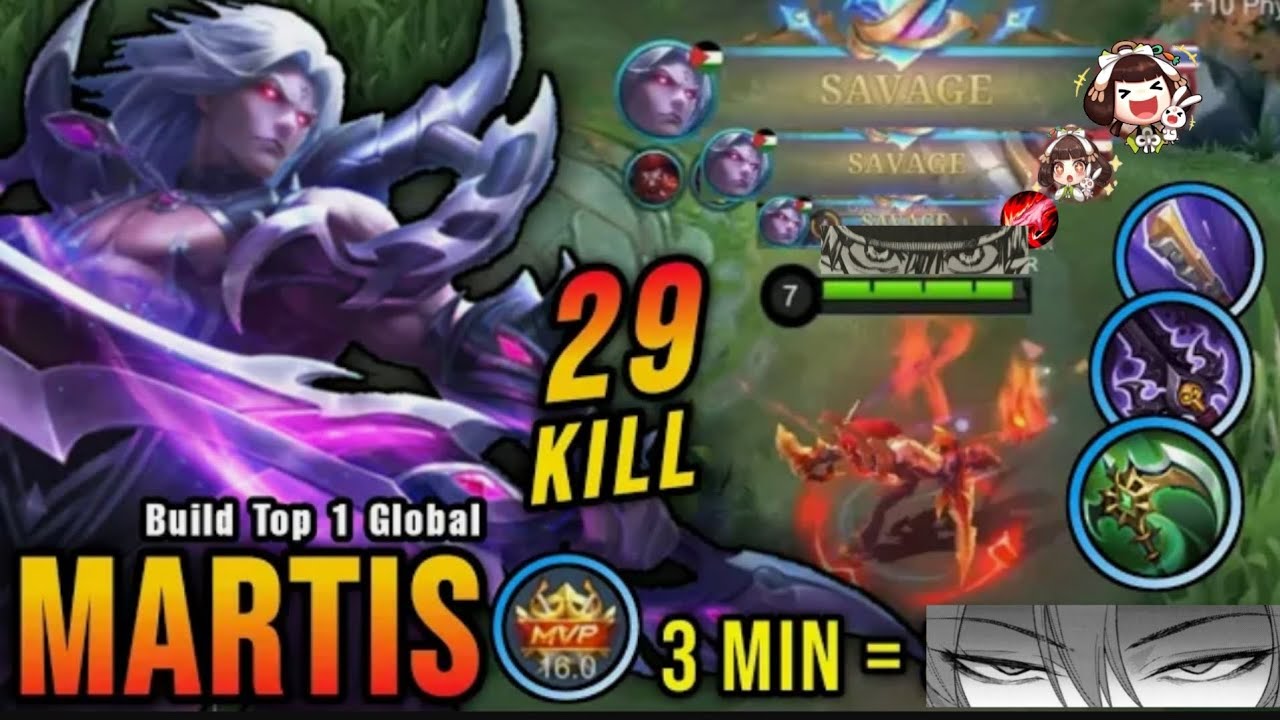 3x Savage 2x Maniac Martis Beast Mode Insane 29 Kills Build Top