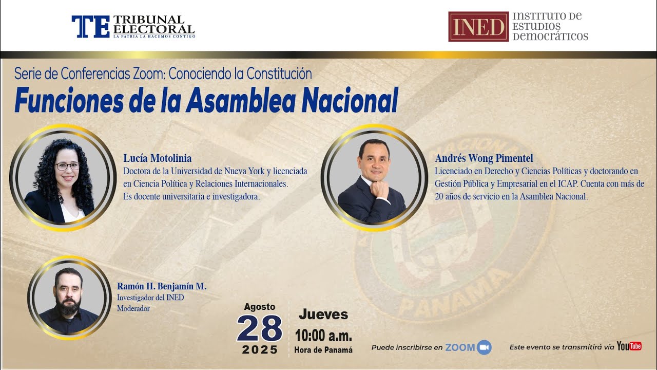 Funciones De La Asamblea Nacional Youtube