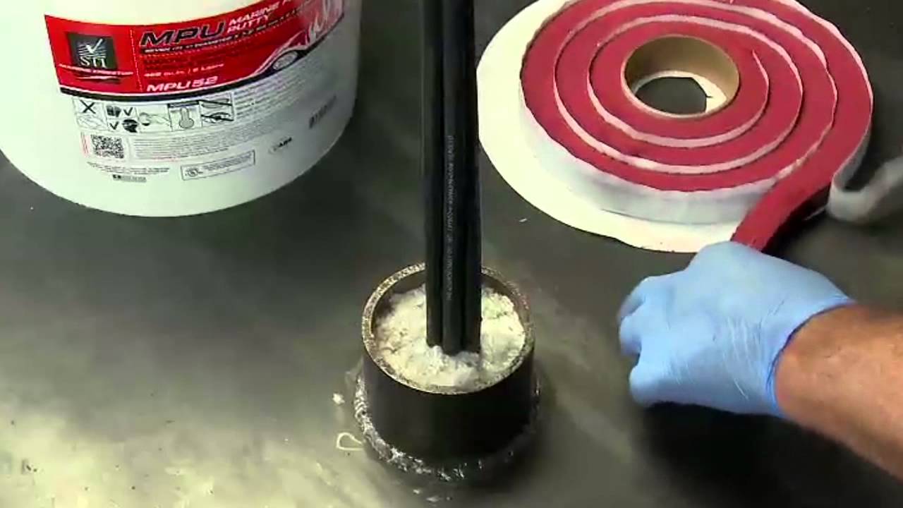 Sti Marine Firestop Putty Youtube
