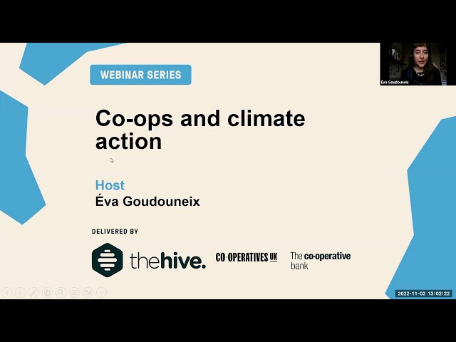 Webinar Co Ops And Climate Action Co Operatives Uk