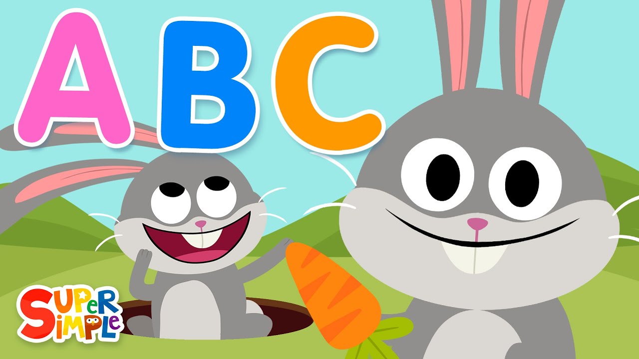 Abc Hop Hop Along Alphabet Songs For Kids Super Simple Songs Youtube