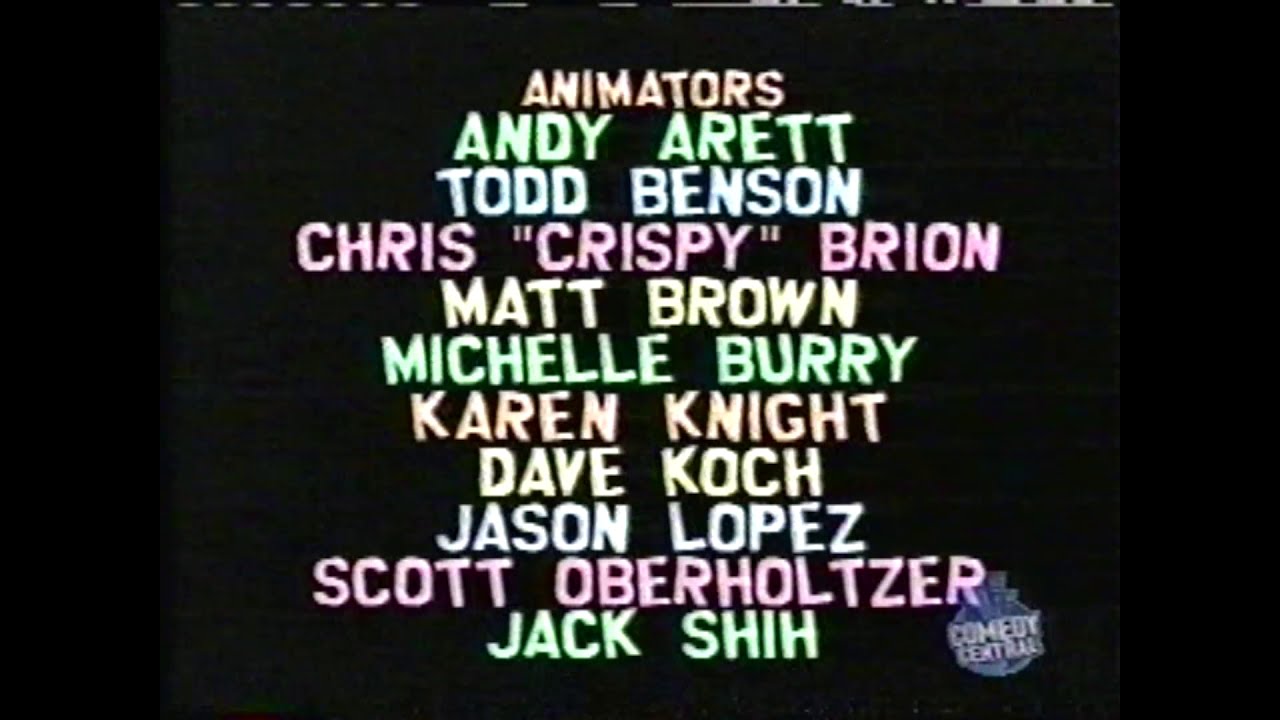 South Park Narrated Credits December 7 2002 Youtube