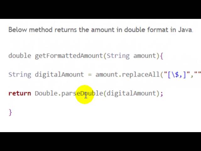 Java Convert Double To String Example Java Strings How To Declare