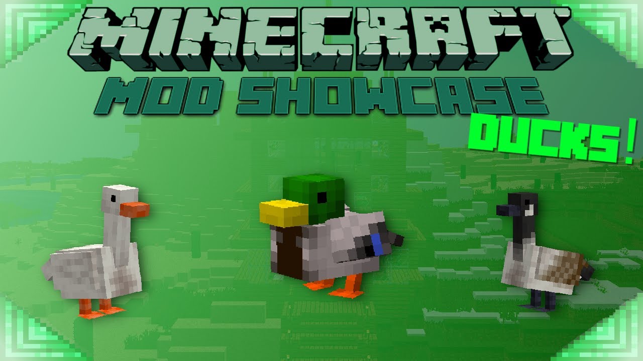 Duck Mod Minecraft Mod Showcase Birds Goose Youtube