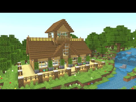 Minecraft Simple House Tutorial Youtube
