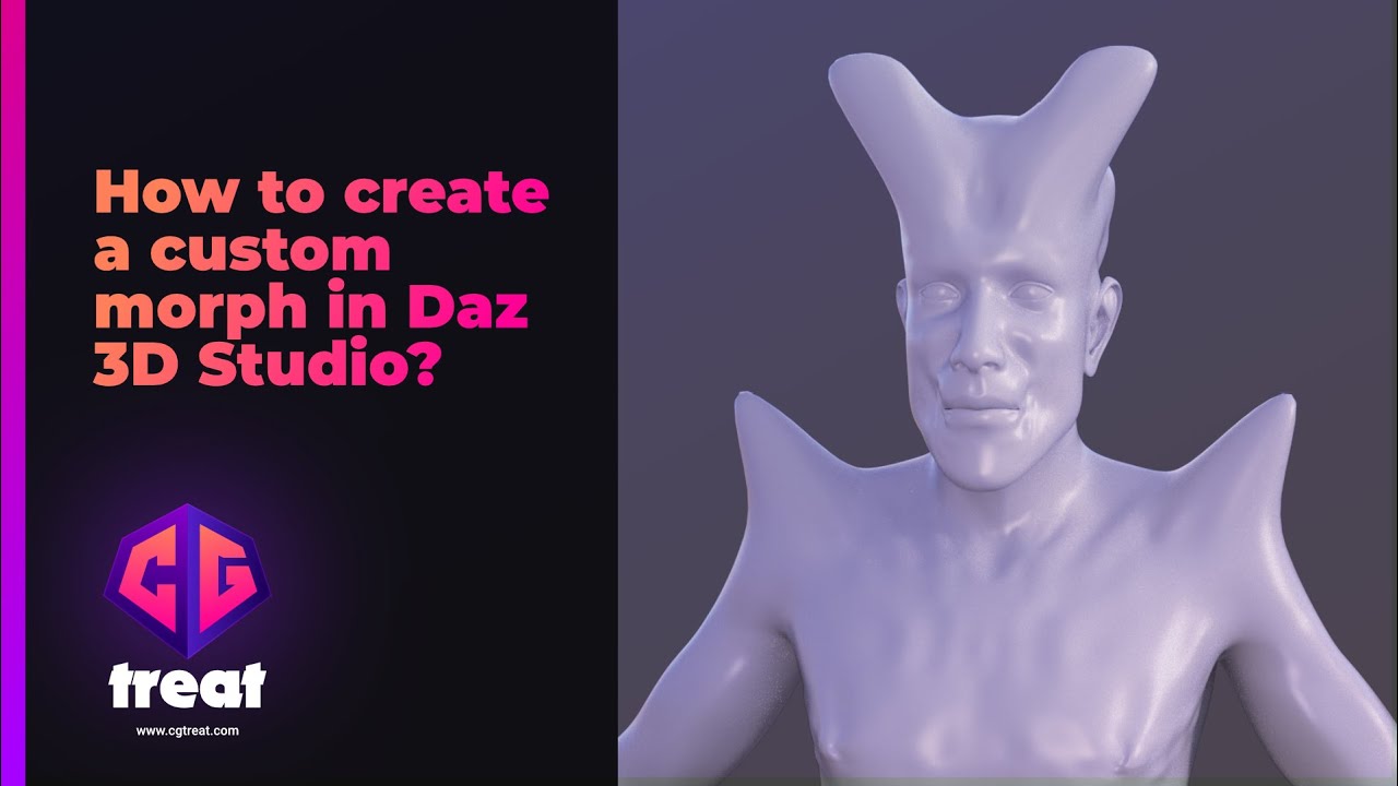 How To Create A Custom Morph In Daz 3d Studio Youtube