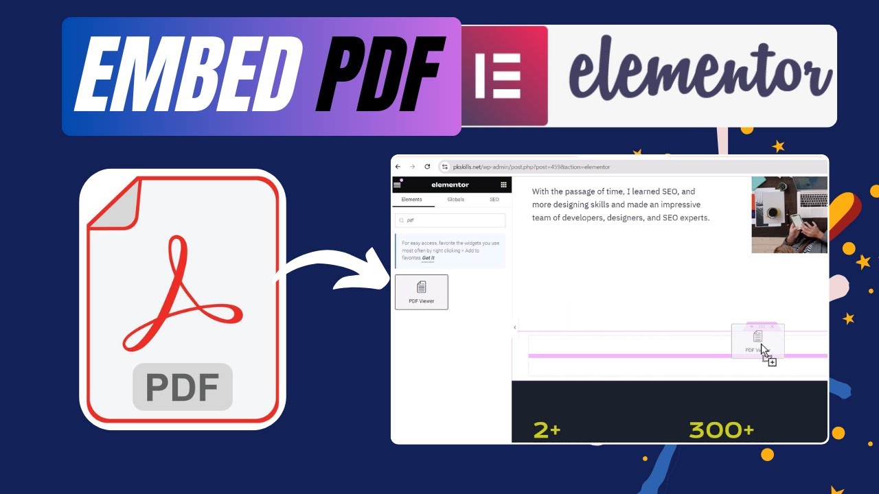 How Do I Add A Pdf File Into Elementor Embed Pdf File In Elementor