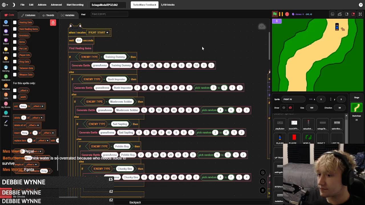 Coding An Rpg In Scratch Sckags Rpg Youtube